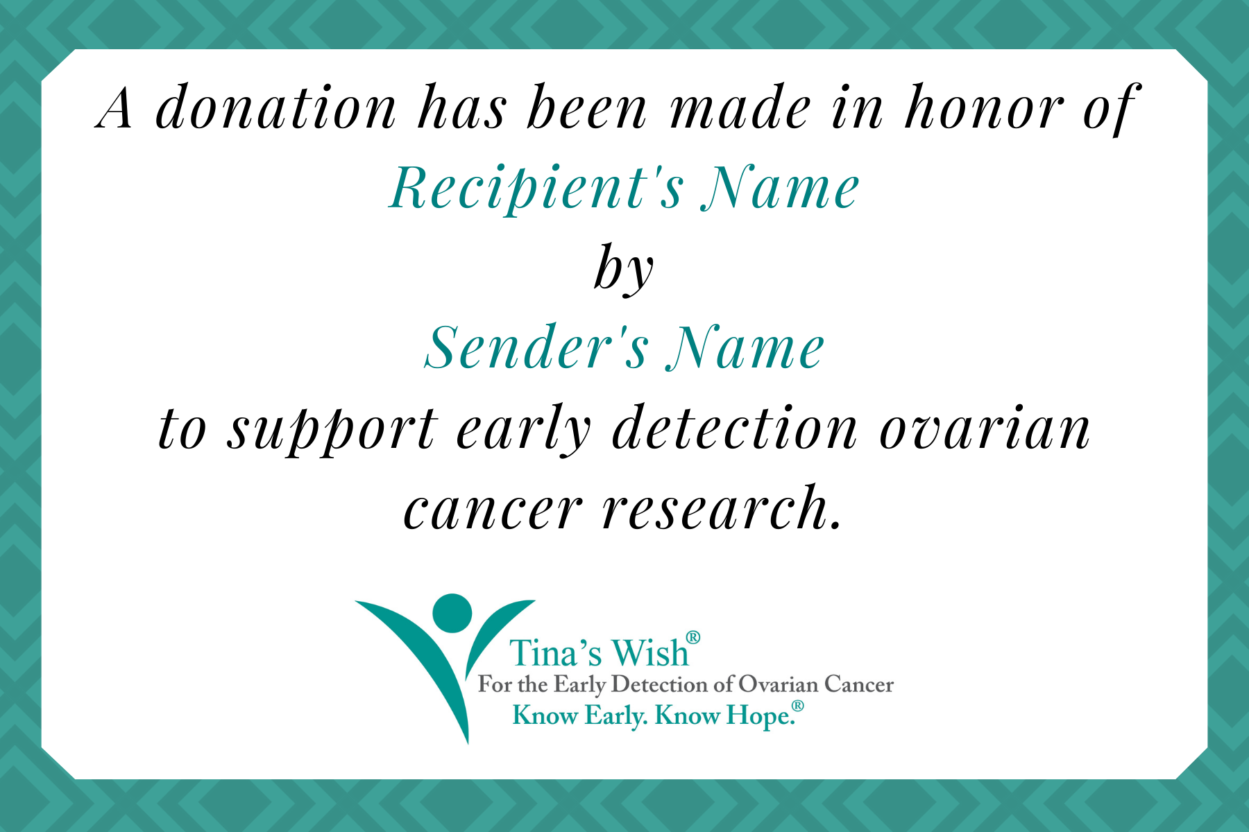 Ovarian Cancer Donation for Early Detection Research